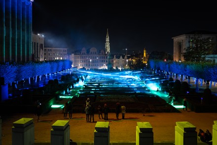Bright Brussels Festival Of Light, Brussels, Belgium - 28 Oct 2021 ...
