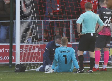 Exeter City Keeper Cameron Dawson Receives Editorial Stock Photo ...