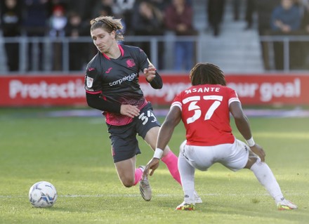 Exeter City Player Archie Collins Attacking Editorial Stock Photo ...