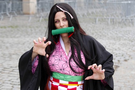 Cosplayer Poses She Attends Manga Barcelona Editorial Stock Photo ...