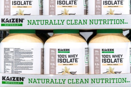 Kaizen Protein Containers On Display Retail Editorial Stock Photo ...