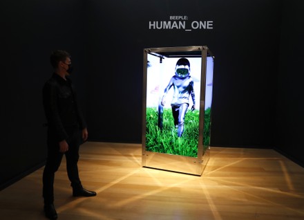 Human One By Beeple On Display Editorial Stock Photo - Stock Image ...