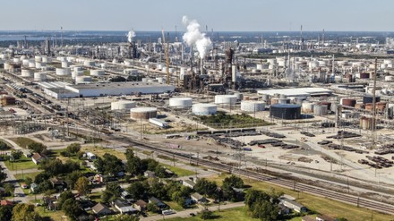 Aerial Photo Made Drone Shows Exxonmobil Editorial Stock Photo - Stock ...