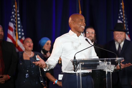 Mayoral Candidate Eric Adams Victory Party, New York, USA - 02 Nov 2021 ...
