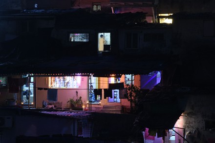 People Seen Inside Their Home Slum Editorial Stock Photo - Stock Image ...