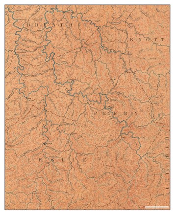 Usa Timeless Maps Hazard Kentucky Map Editorial Stock Photo - Stock ...