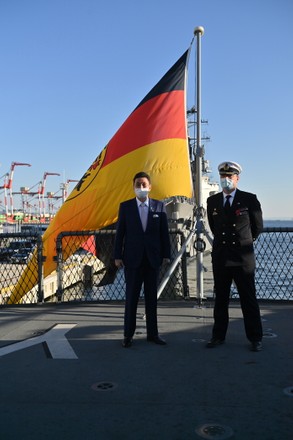Japans Defense Minister Nobuo Kishi C Editorial Stock Photo - Stock ...