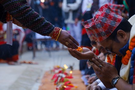 People Take Part Mass Mha Pooja Editorial Stock Photo - Stock Image ...