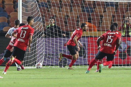 Al Ahly Players Celebrate Score During Editorial Stock Photo - Stock ...