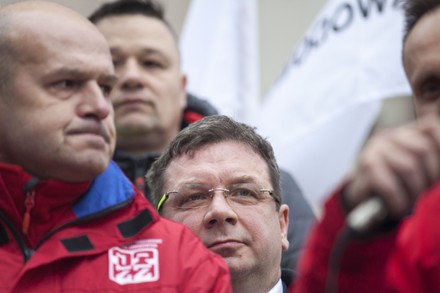 Coal Mine Workers Protest In Warsaw, Poland - 06 Nov 2021 Stock ...