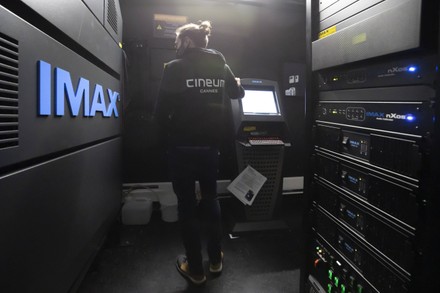 Technician Projection Booth Cineum Cannes First Editorial Stock Photo ...
