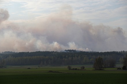 Forest Fire Sweden Editorial Stock Photo - Stock Image | Shutterstock