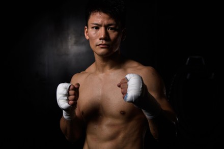 Japanese Boxer Takeshi Inoue During Training Editorial Stock Photo ...