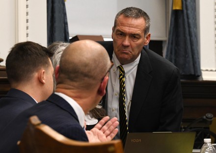 Defense Attorney Corey Chirafisi Asks Gaige Editorial Stock Photo ...