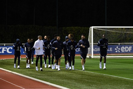 National French Football Team During Training Editorial Stock Photo ...