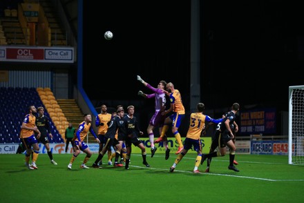 Newcastle United Goalkeeper Daniel Langley Punches Editorial Stock ...