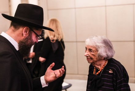 Rabbi Yehuda Teichtal L Talks Holocaust Editorial Stock Photo - Stock ...