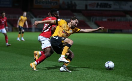 Ed Upson Newport County Takes On Editorial Stock Photo - Stock Image ...