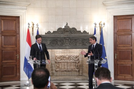 __COUNT__ Greek Prime Minister Kyriakos Mitsotakis meets with the Prime ...