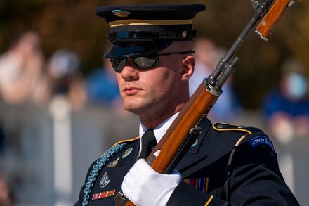 Tomb Guard 3rd Us Infantry Regiment Editorial Stock Photo - Stock Image ...