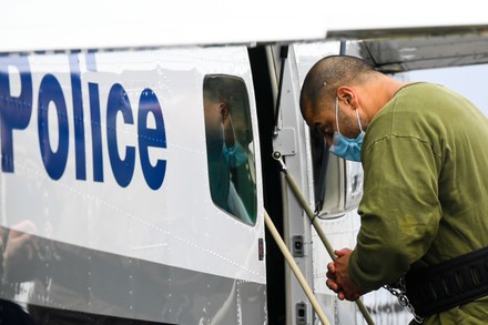 Mostafa Baluch Seen Escorted Plane By Editorial Stock Photo - Stock ...