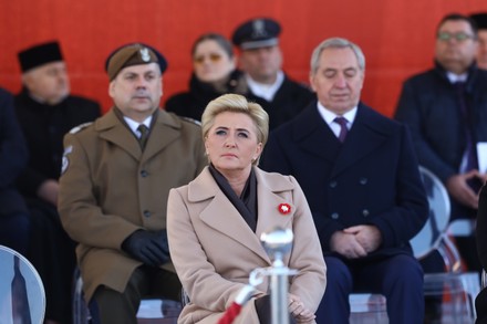 First Lady Poland Agata Kornhauserduda C Editorial Stock Photo - Stock ...