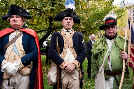 Men Dressed Revolutionary War Costumes Attend Editorial Stock Photo ...