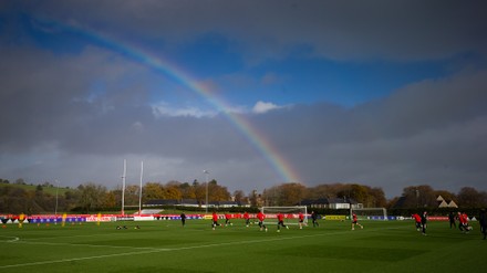 Wales Fa Emblem Flies On Corner Editorial Stock Photo - Stock Image ...
