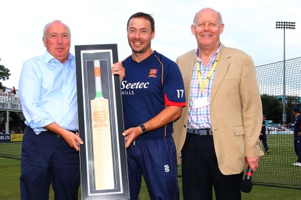 Graham Napier C Essex Receives Presentation Editorial Stock Photo ...