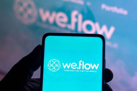 This Photo Illustration Weflow Logo Seen Editorial Stock Photo - Stock ...