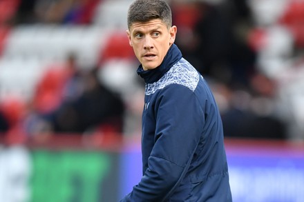 Stevenage Fc Manager Alex Revell During Editorial Stock Photo - Stock ...