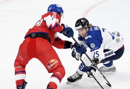 Finlands Toni Rajala R Czechs Dominik Editorial Stock Photo - Stock ...