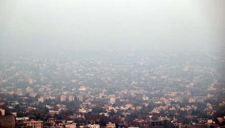 Smog Obscures Buildings Tehran Iran 13 Editorial Stock Photo - Stock ...