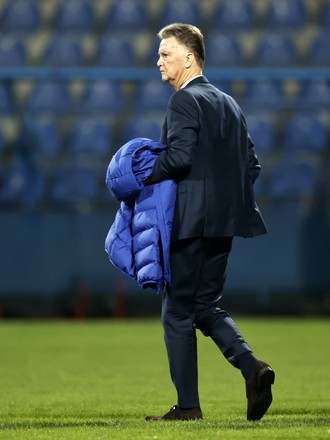 Holland Coach Louis Van Gaal Disappointed Redakčních stock fotografií ...