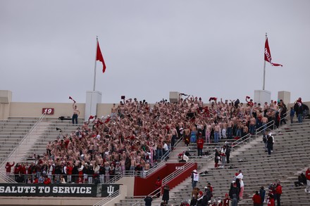 Shirtless Indiana University Fans Cheer Against Editorial Stock Photo ...