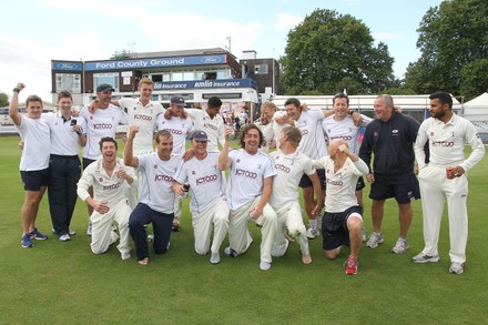 Yorkshire Ccc Players Celebrate Promotion Back Editorial Stock Photo ...