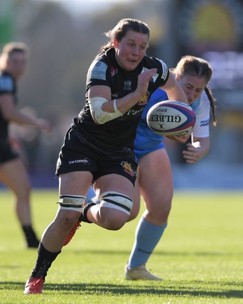 Maisy Allen Exeter Chiefs Makes Break Editorial Stock Photo - Stock ...