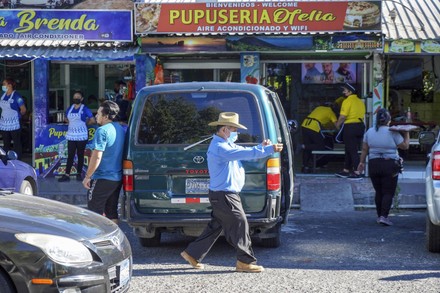National Pupusa Day in Olocuilta, El Salvador - 14 Nov 2021 Stock ...