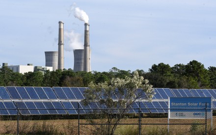 Stanton Energy Center Coalfired Power Plant Editorial Stock Photo ...