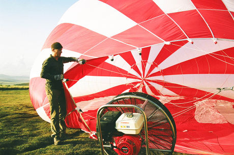 Pictured Stephen Tompkinson Helps Inflate Balloon Editorial Stock Photo ...