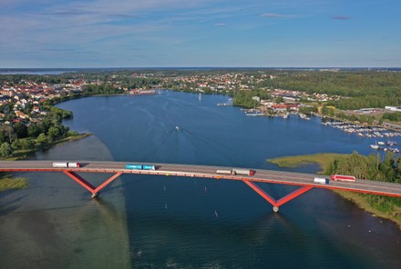 Motala Bridge Motala Sweden Editorial Stock Photo - Stock Image ...