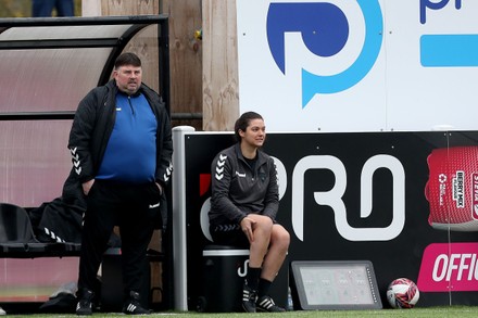Durham Womens Manager Lee Sanders L Editorial Stock Photo - Stock Image ...