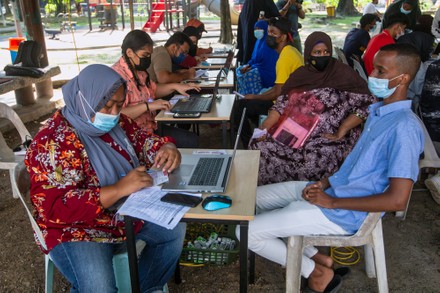 Migrant Young Man Being Interviewed Documentation Editorial Stock Photo ...