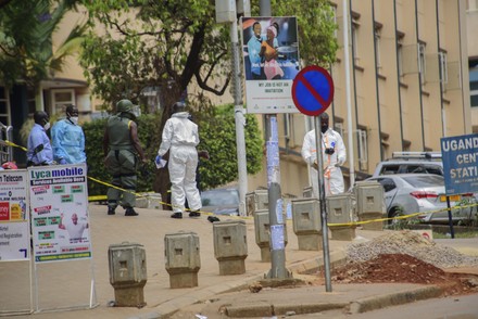 Ugandan Forensics Police Work On Scene Editorial Stock Photo - Stock ...