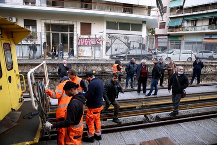 Isap Railway Company Employees Attend Scene Editorial Stock Photo ...