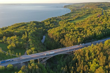 View E4 Highway Where Repairs Underway Editorial Stock Photo - Stock ...