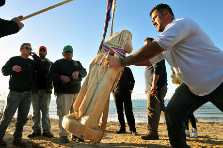Statue Lowered Ground Editorial Stock Photo - Stock Image | Shutterstock