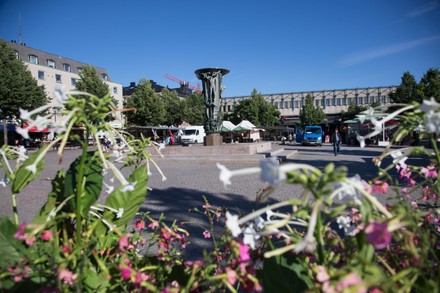 Stora Torget Square Plaza Sweden Editorial Stock Photo - Stock Image ...