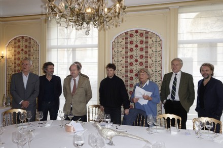 Mathieu Palain Surrounded By Interallie Jury Editorial Stock Photo ...