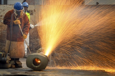 Workers Cut Off Muzzle Break They Editorial Stock Photo - Stock Image ...
